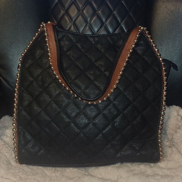 Big Buddha | Bags | Big Buddha Chic Black Quilted Shoulder Bag With ...